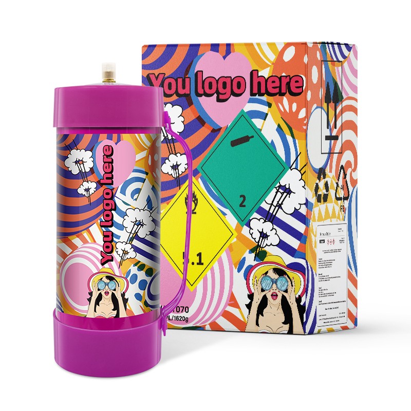 Factory Custom Flavors 1620g Cream Charger Deluxe Cream Gas Bottle 2.7L ...