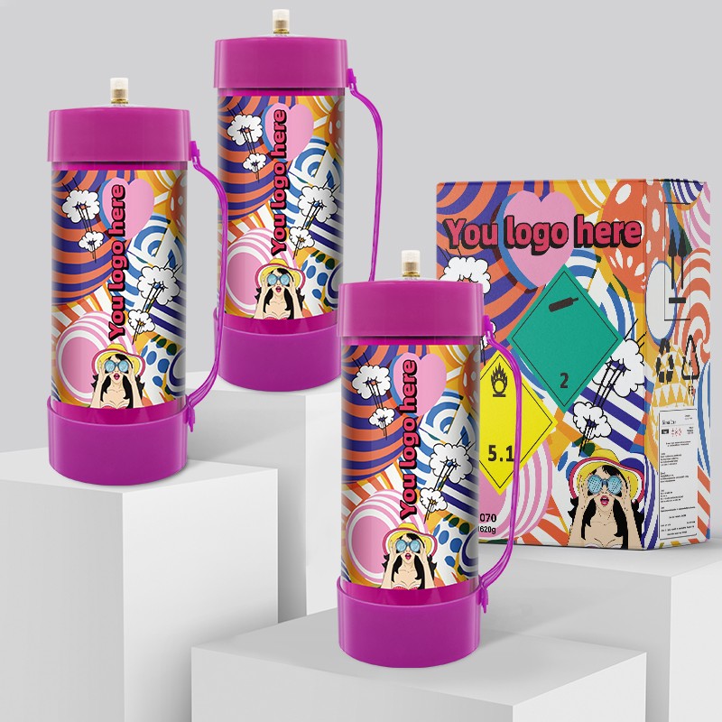 Factory Custom Flavors 1620g Cream Charger Deluxe Cream Gas Bottle 2.7L ...