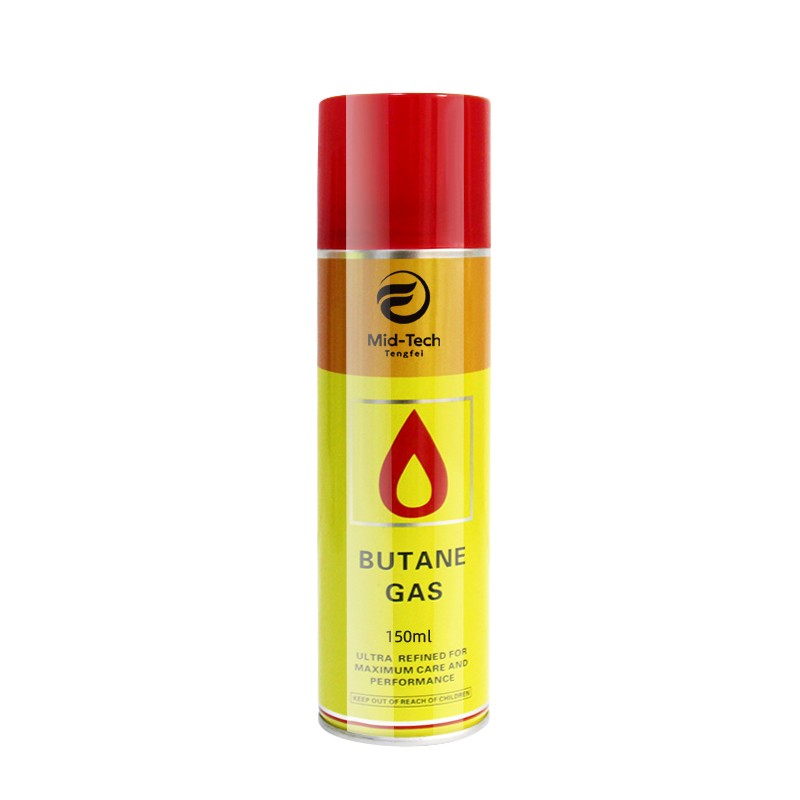 China BBQ hiking custom logo CE round shape Safety butane gas canister ...